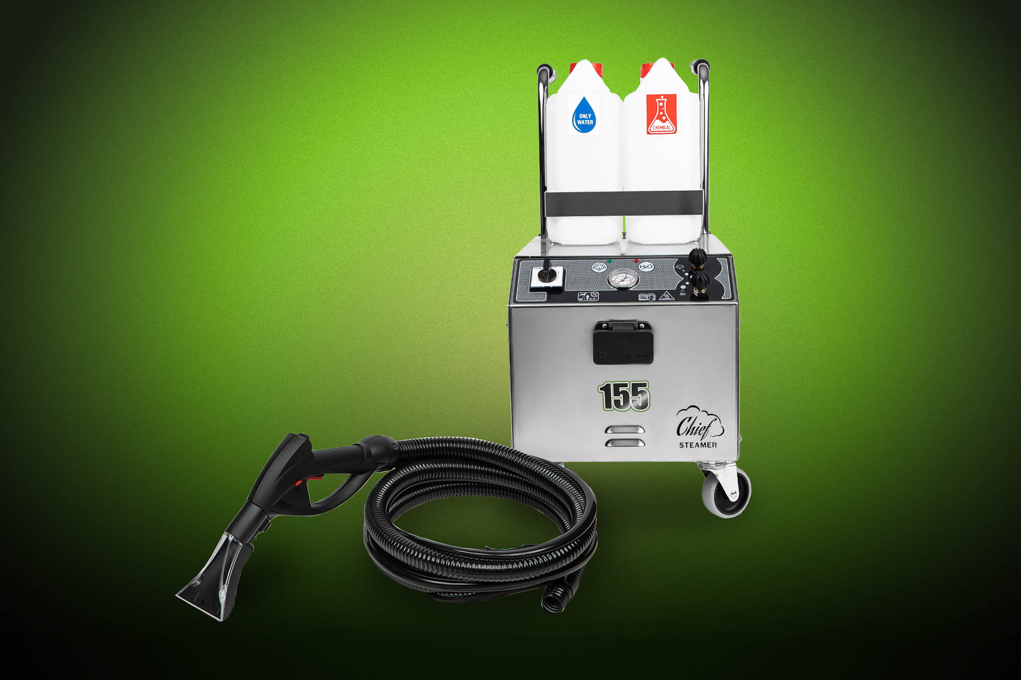 Chief Steamer 155 + Steam Vacuum | Chief Steamer