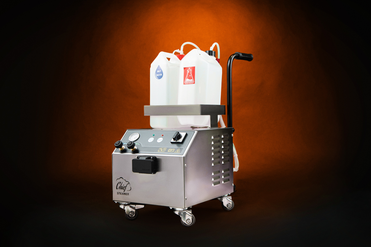 Chief Steamer 125 + Steam Vacuum | Chief Steamer
